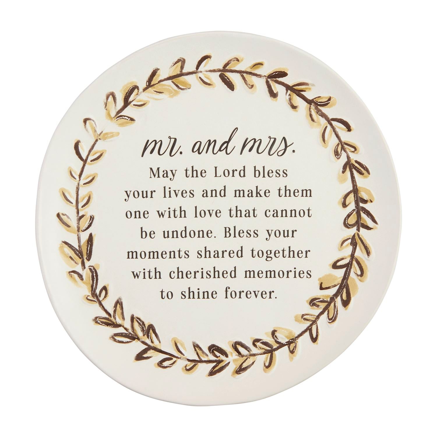 Mr. & Mrs. Blessings Plate – RSVP Gifts and More
